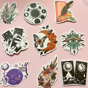 10 Pack of Witchy Stickers, for Water Bottles, Laptops and More - Etsy
