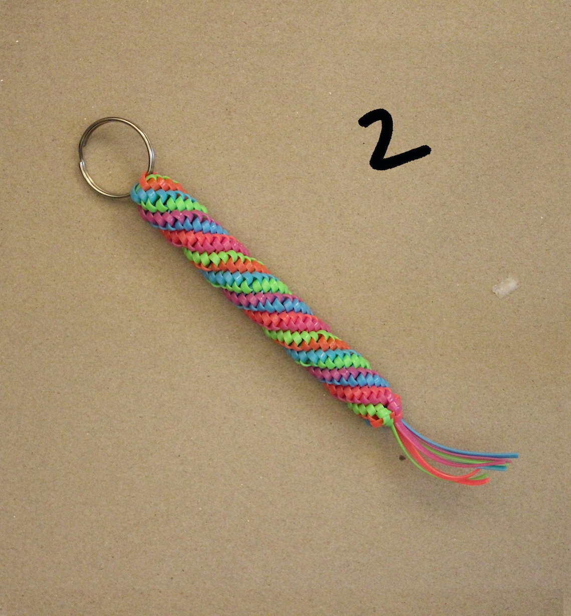 Rexlace/gimp/boondoggle Keychain - Etsy