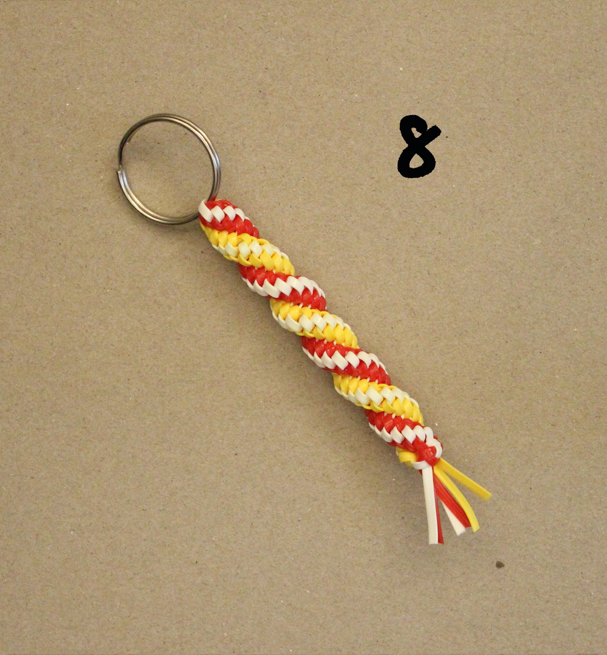 Rexlace/gimp/boondoggle Keychain - Etsy