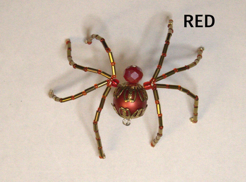 Glass Bead Spiders - Etsy
