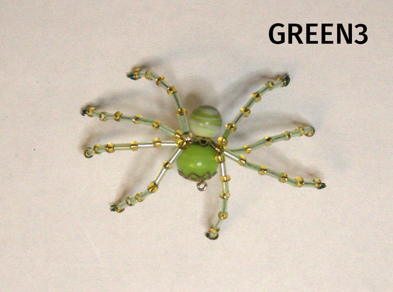 Glass Bead Spiders - Etsy