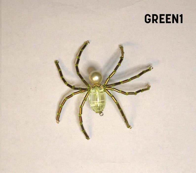 Glass Bead Spiders - Etsy