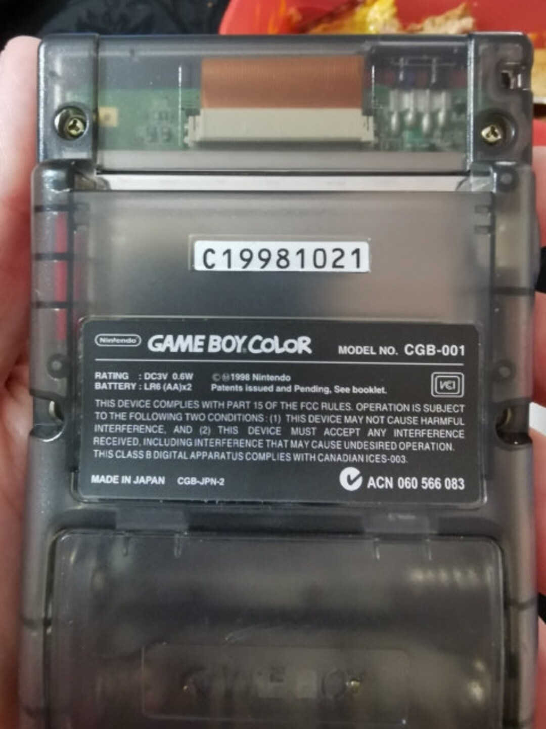 Label for Gameboy Color Console Replacement 5 Pieces Game Black ...