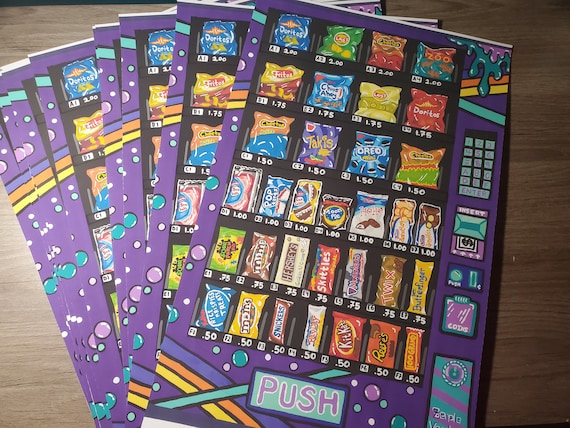 Purple Vending Machine | Etsy