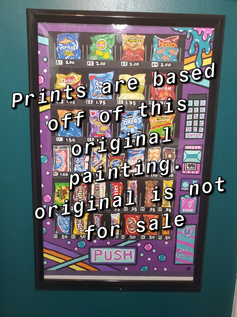 Purple Vending Machine - Etsy