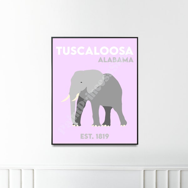 Alabama Elephant - Etsy
