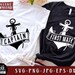 Captain and First Mate SVG, Funny Couples Cruise SVG, Cute Matching ...