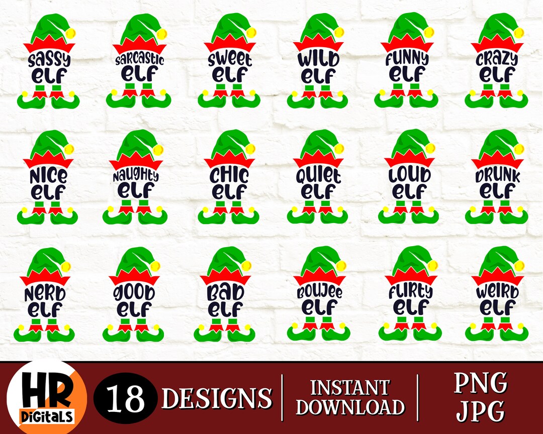 Best Friends Christmas Bundle, Elf Squad, Funny Matching Group, Girls ...