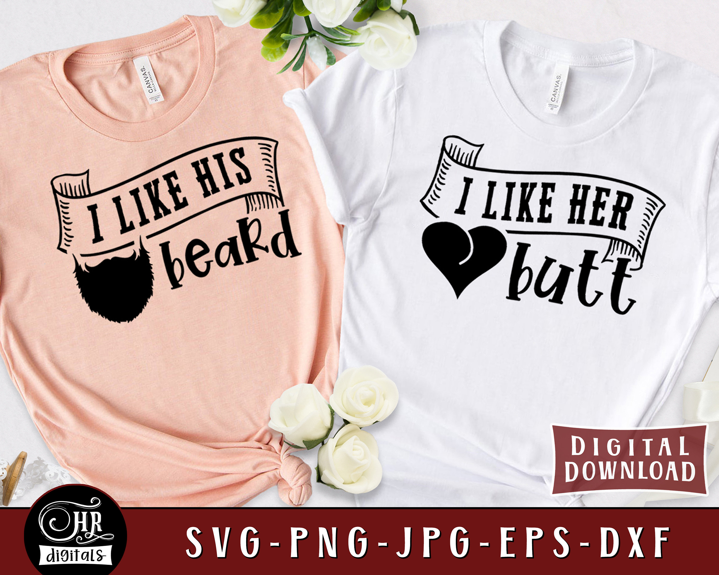 Matching Couple SVG Bundle Funny Couples Matching SVG Cute - Etsy