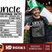 Uncle Nutritional Facts SVG, Funny Uncle SVG, Nutrition Fact Sheet ...