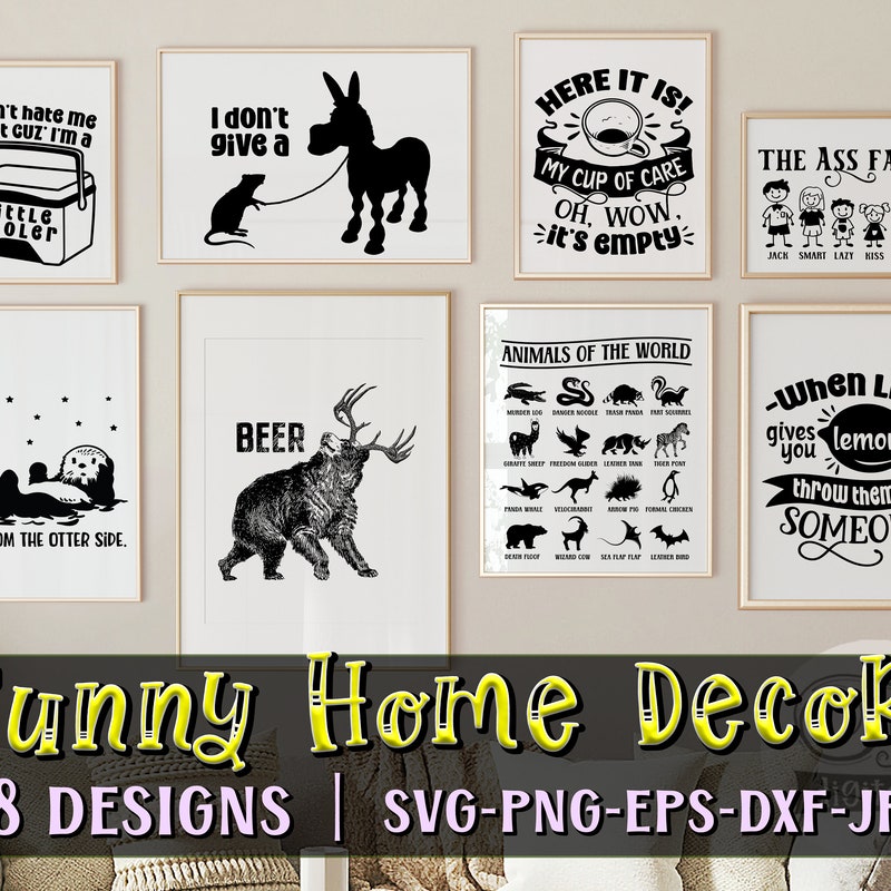 Funny Wall Art - Etsy