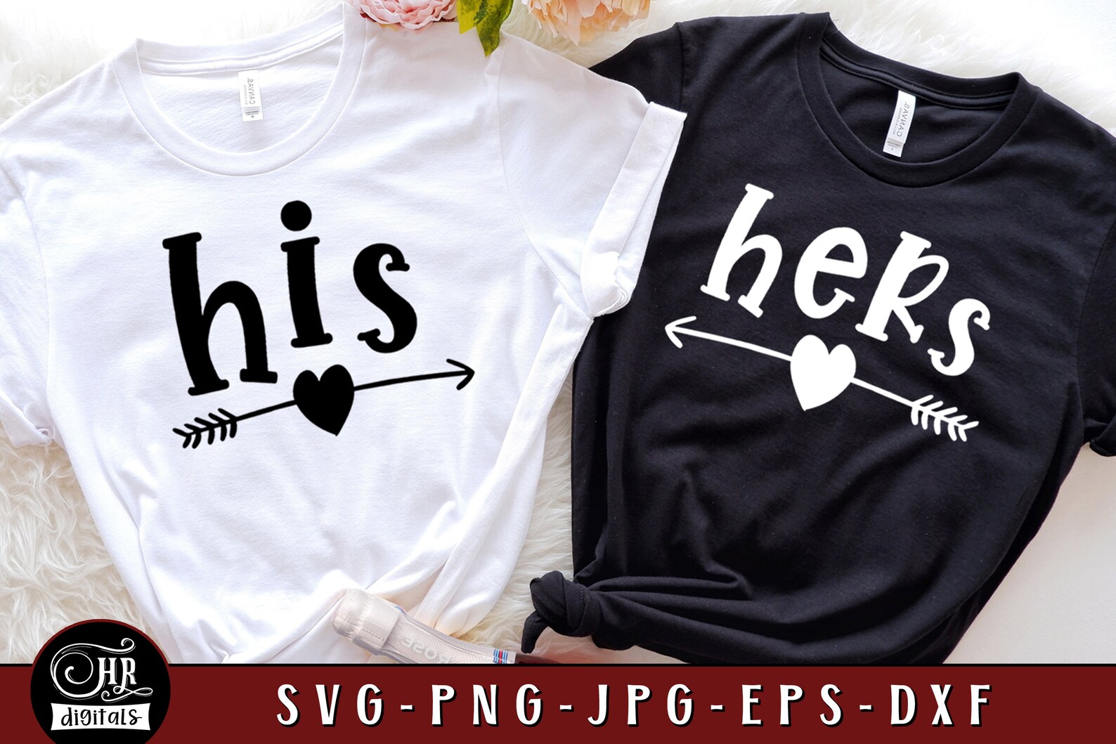 His and Hers SVG Funny Matching Couples SVG Cute Couples - Etsy