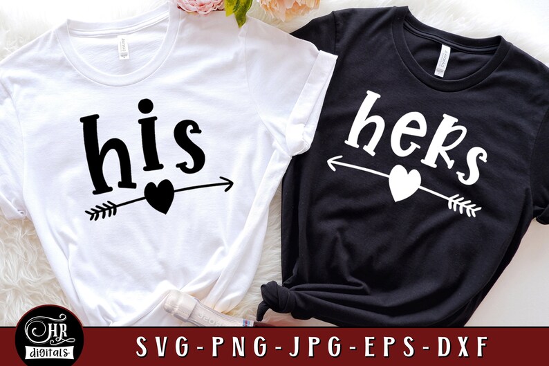 His and Hers SVG Funny Matching Couples SVG Cute Couples - Etsy