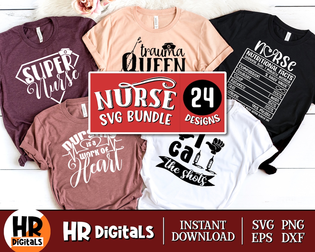 Nurse Sayings SVG Bundle, Nursing Quotes, Funny Nurse Bundle, Nurse ...