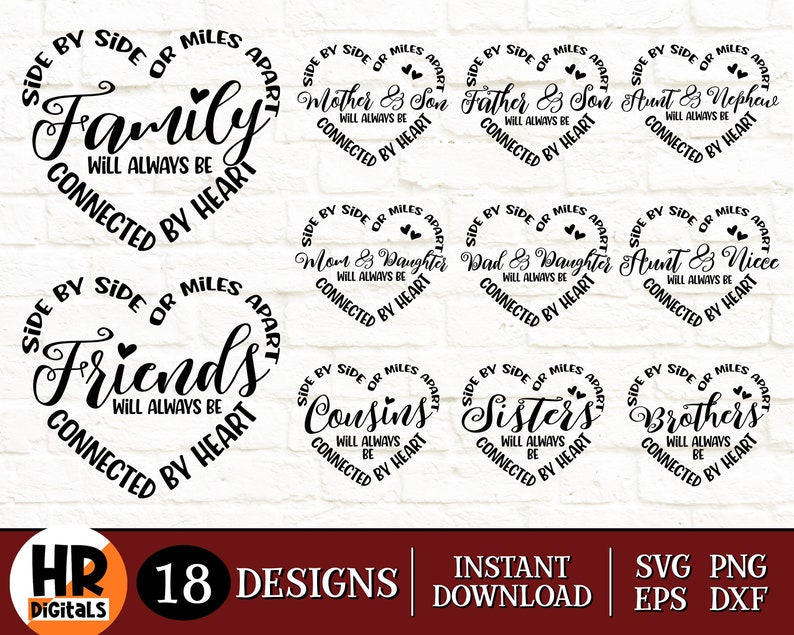 Matching Family SVG Bundle Family Outfit SVG Mommy and Me - Etsy