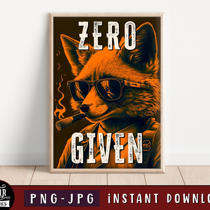Zero Fox Given - Etsy