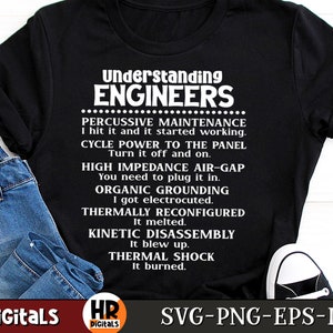 Engineer SVG, Funny Engineer SVG, Engineering Humor, Understanding Engineers, Engineering ...
