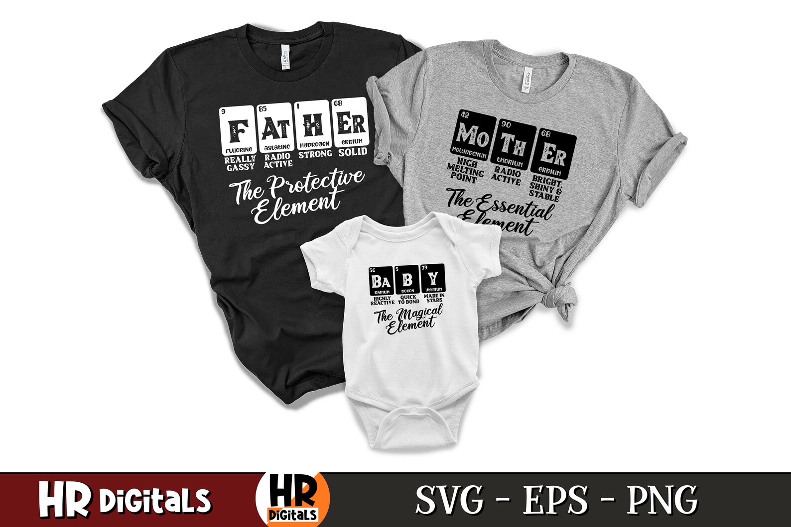 The Element Family SVG Design Bundle Matching Family Outfit - Etsy