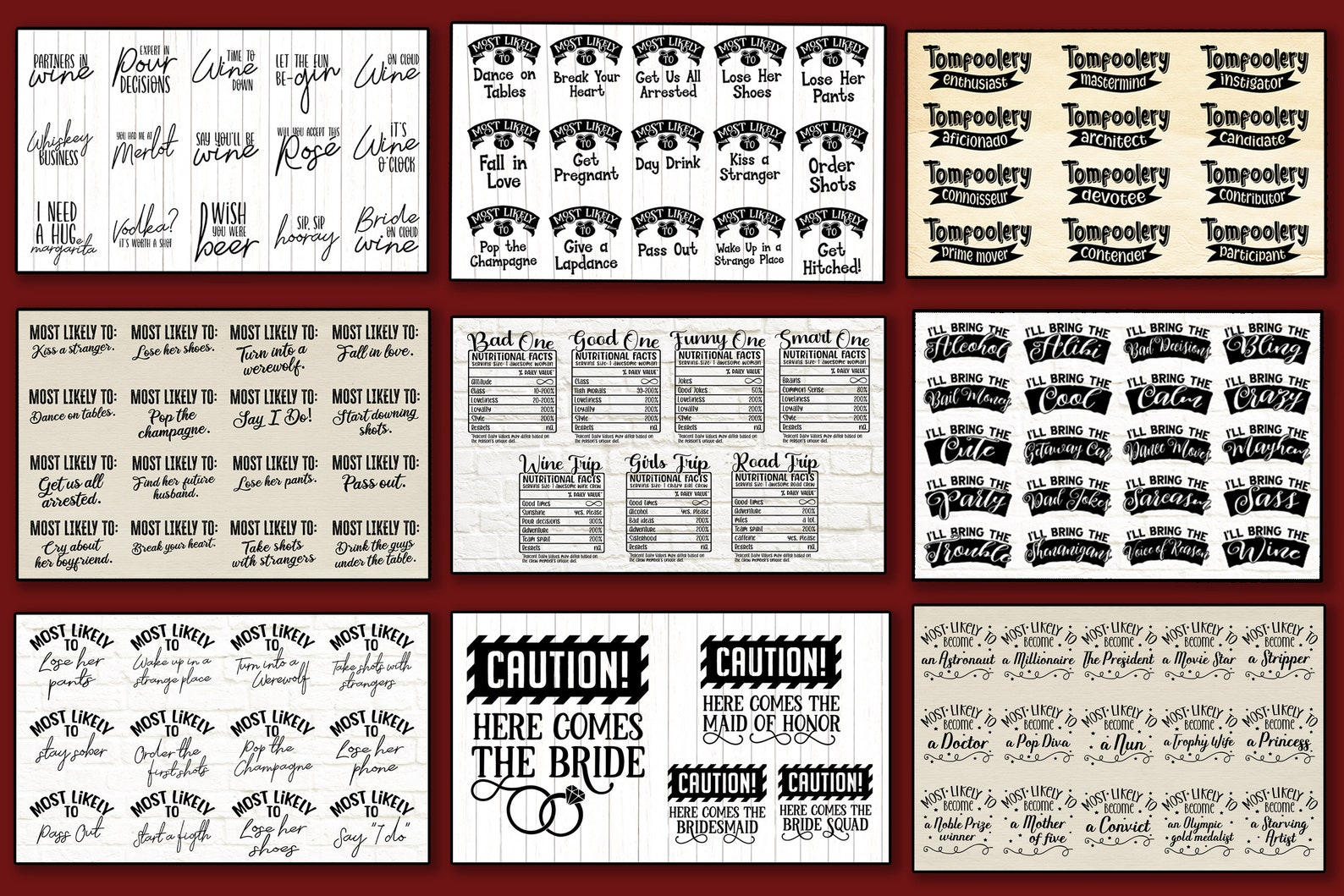 Matching Designs SVG Bundle, Matching Couples, Matching Family ...