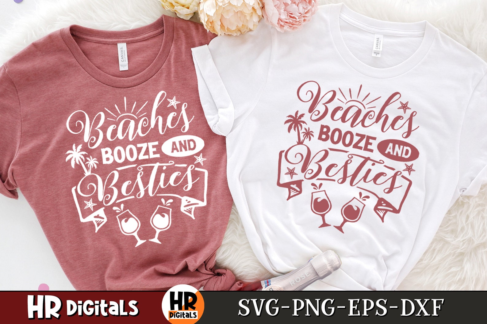 Beaches Booze and Besties SVG Funny Beach SVG Girls Trip - Etsy