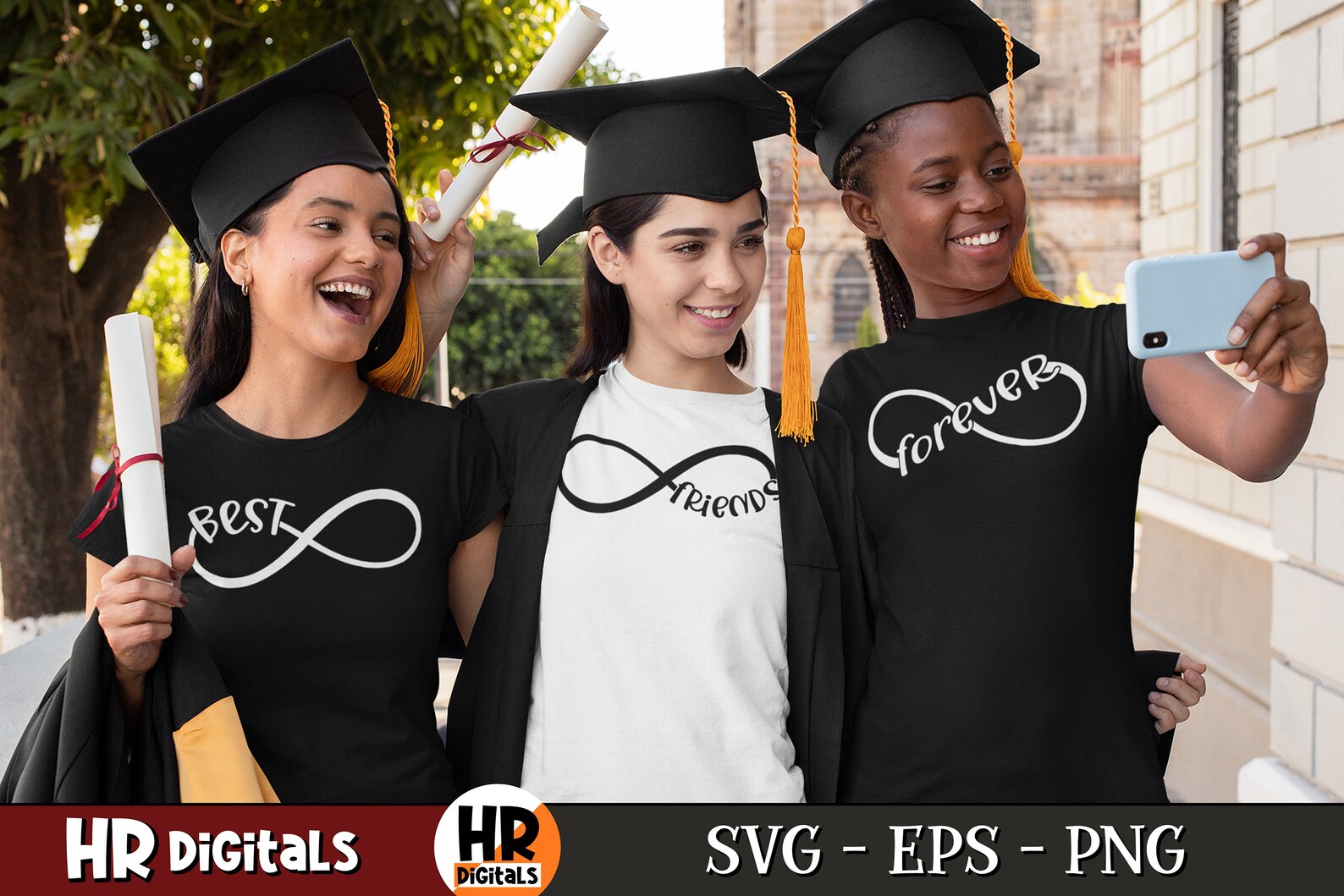 Best Friends Forever SVG, Besties Outfit, Infinity Symbol, Friends for ...