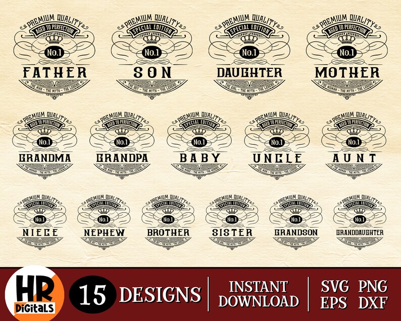 Matching Family SVG Bundle Family Outfit SVG Mommy and Me - Etsy