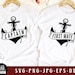 Captain and First Mate SVG, Funny Couples Cruise SVG, Cute Matching ...