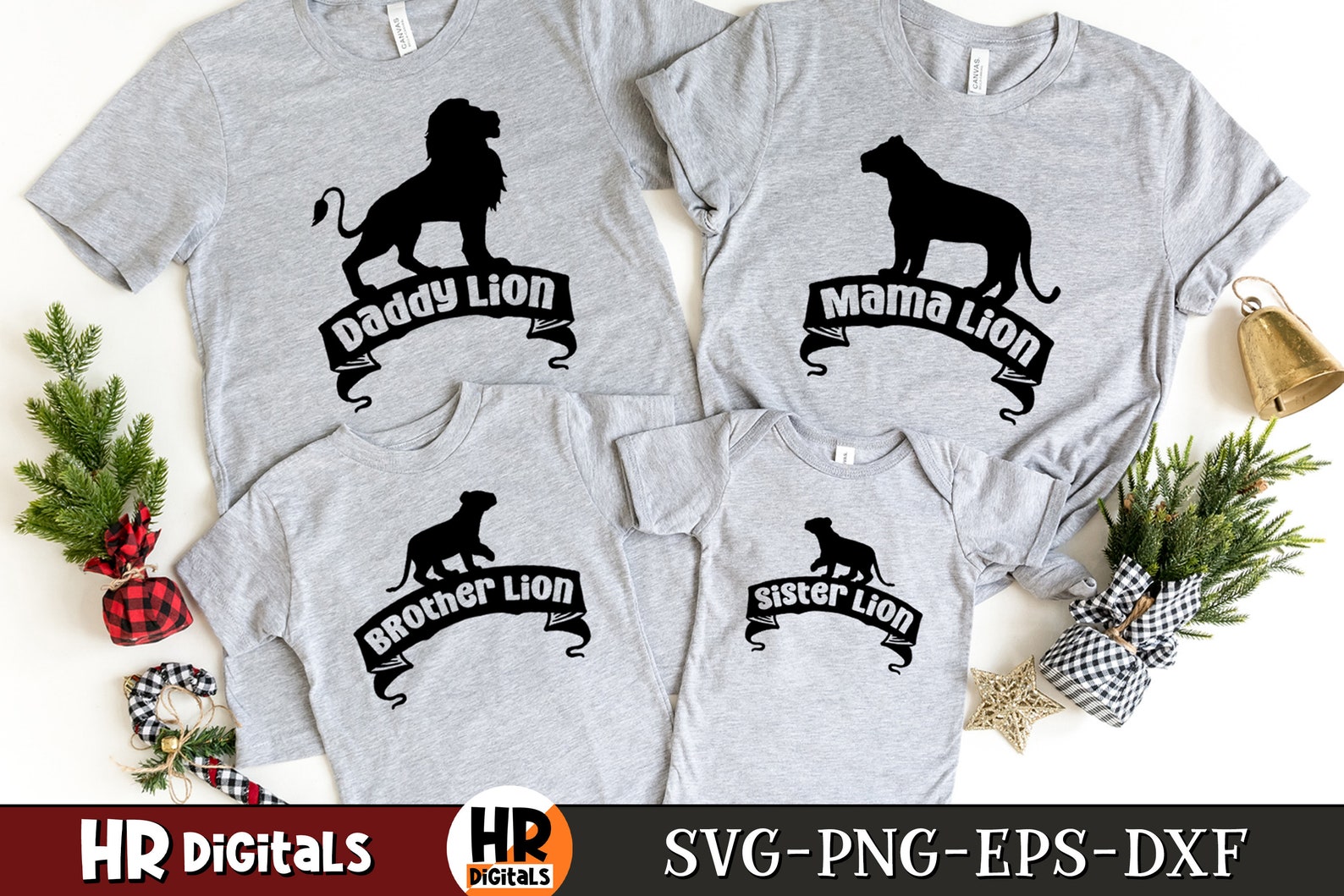 Lion Family SVG Bundle Daddy Lion Mama Lion Little Lion Cute | Etsy