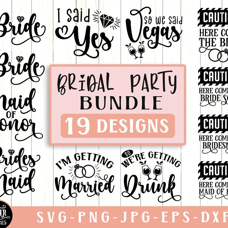 Funny Bridal Party Pngs - Etsy UK