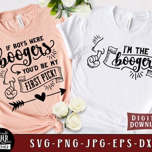 If Boys Girls Were Boogers SVG, Funny Matching Couples SVG, Cute ...