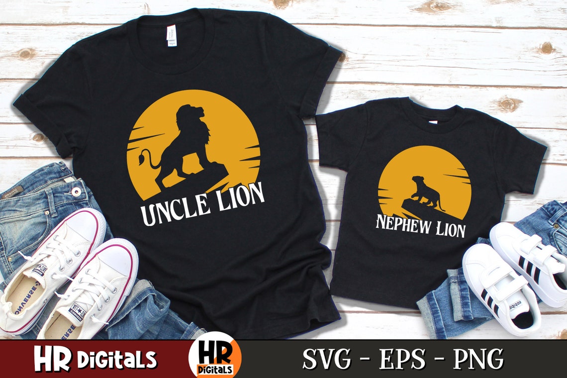 Lion Family SVG Bundle Daddy Lion Mama Lion Baby Lion - Etsy