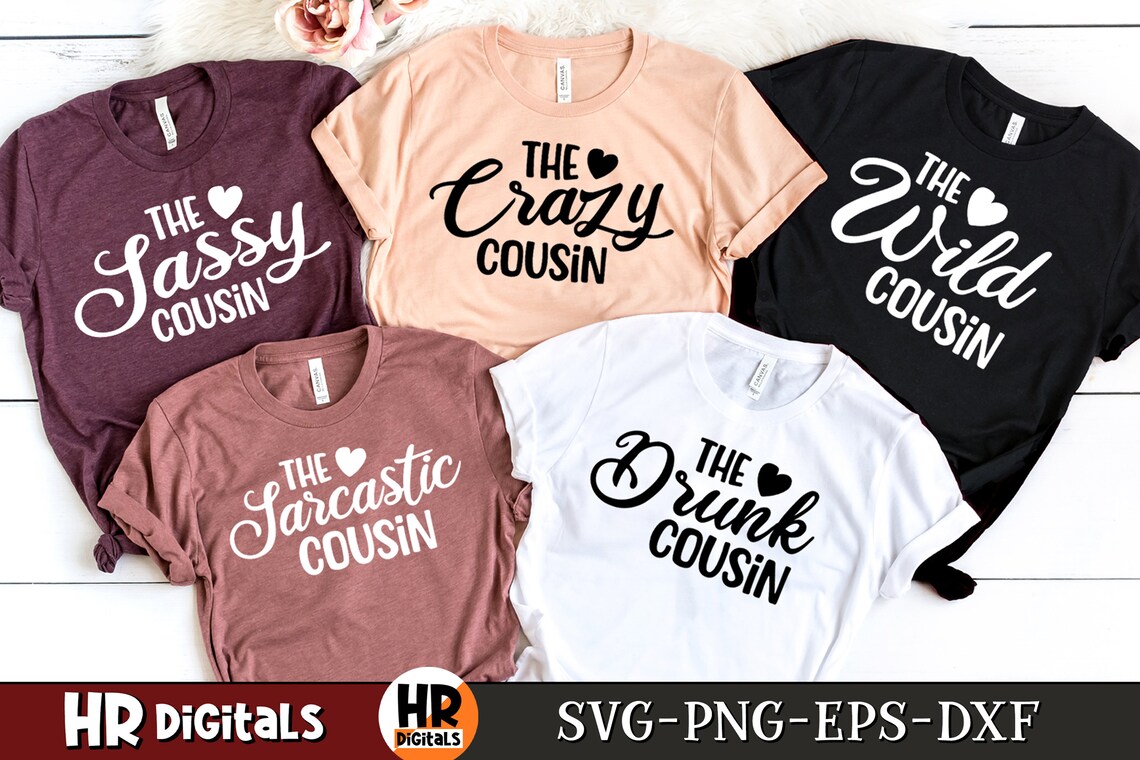 Cousins Svg Bundle Funny Cousins Cousins Trip Matching Etsy