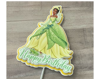 Princess Tiana Cake Topper - Etsy