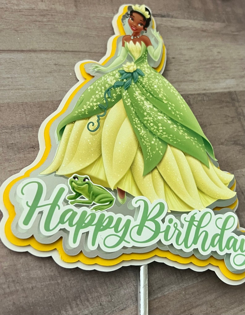 Princess Tiana Cake Topper - Etsy
