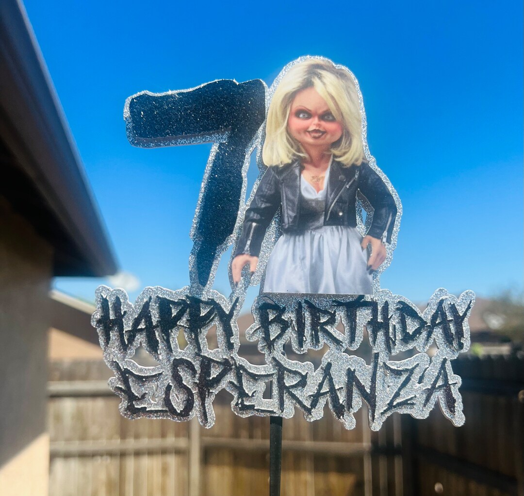 Bride of Chucky Cake Topper, Tiffany Cake Topper, Bride of Chucky Tiff ...