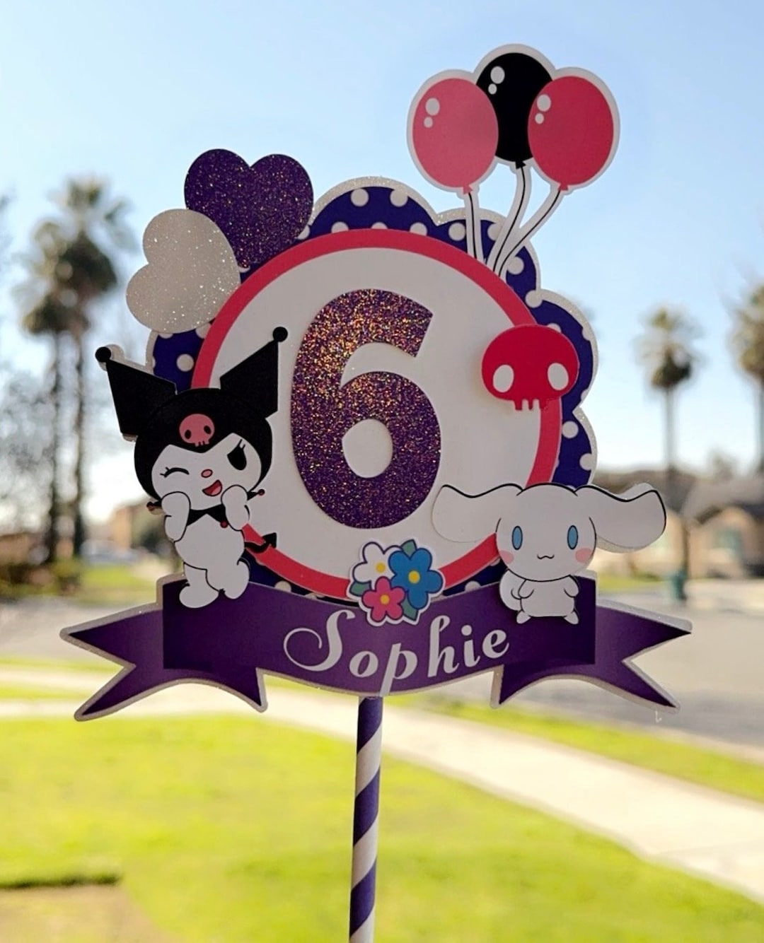 Kuromi Cake Topper, K-romi Cake Topper - Etsy Canada