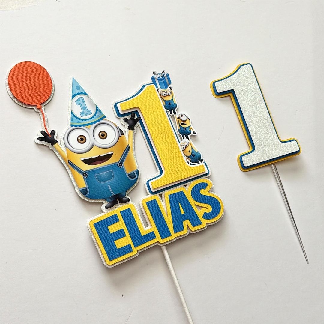 Minion Cake Topper - Etsy