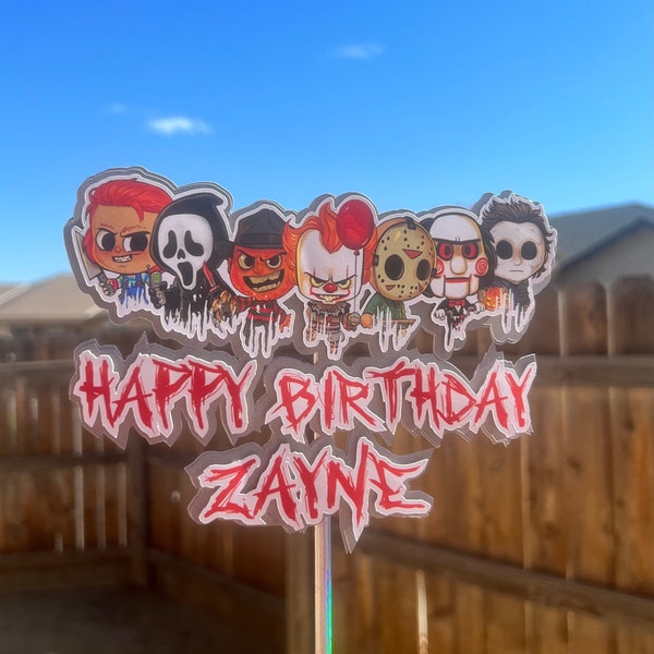 Horror Cake Topper - Etsy