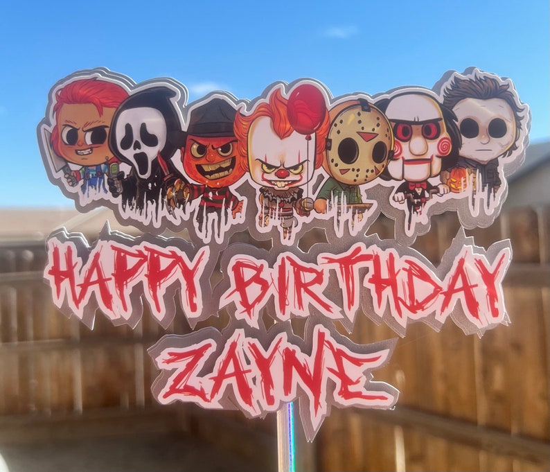 Baby/kids Friends Horror Characters Cake Topper Pennywise - Etsy