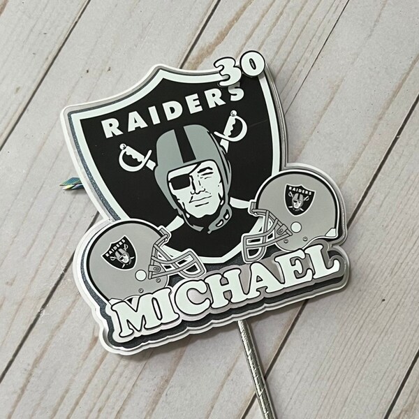 Raiders Birthday Svg - Etsy