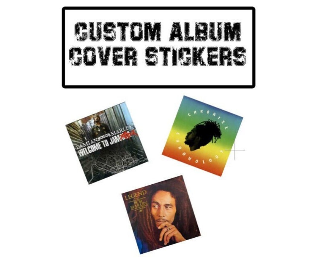 CUSTOM ALBUM COVER Stickers, Laptop Stickers, Locker Stickers, Tumbler ...