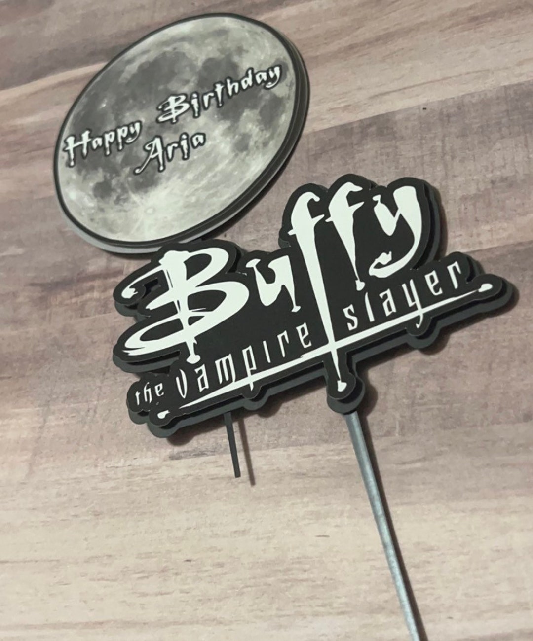 Buffy the Vampire Slayer Cake Topper, Buffy the Vampire, Buffy the ...