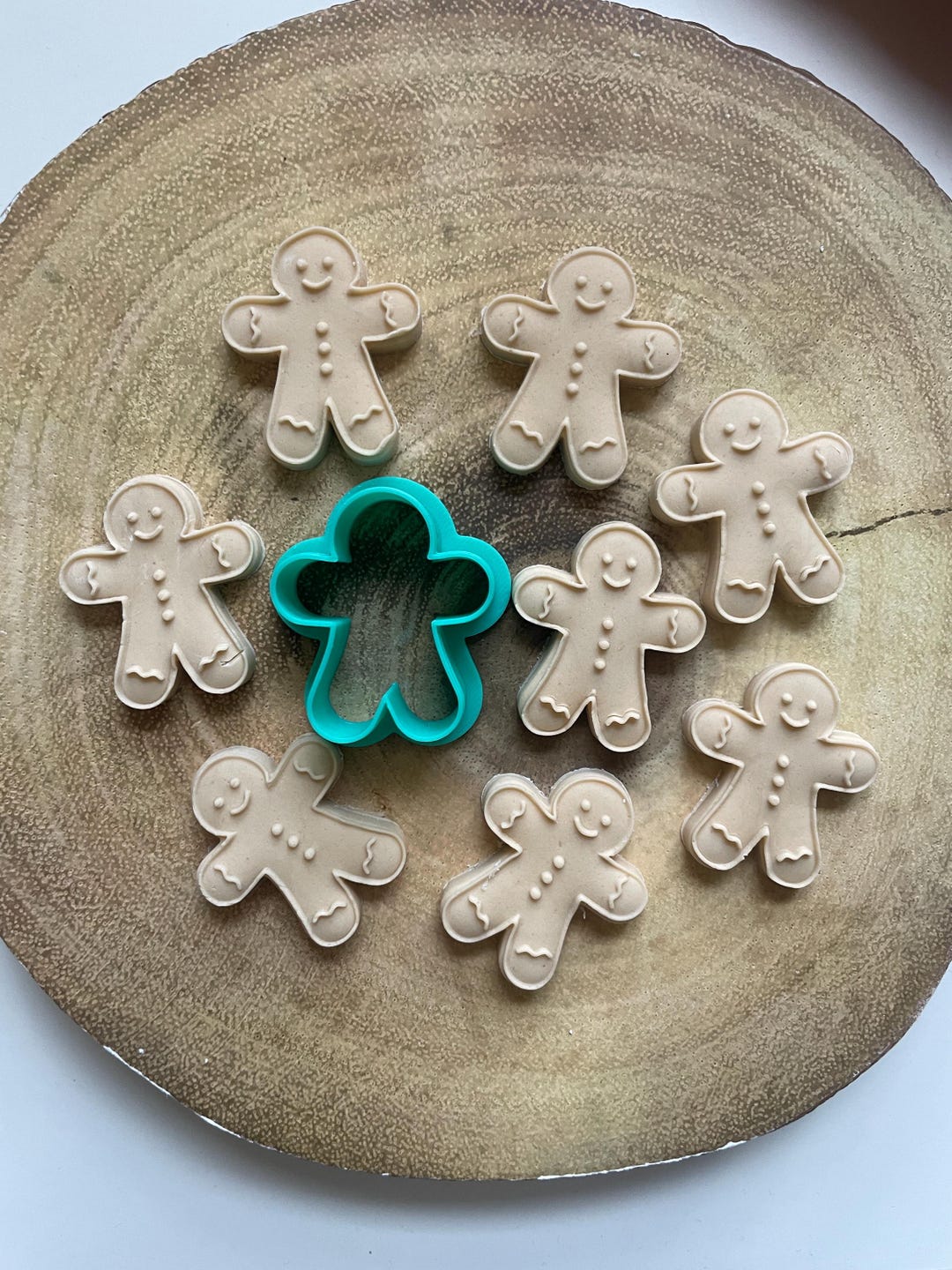 Mini Gingerbread Man Cookie Cutter | Embosser / Debosser and Cutter Set ...