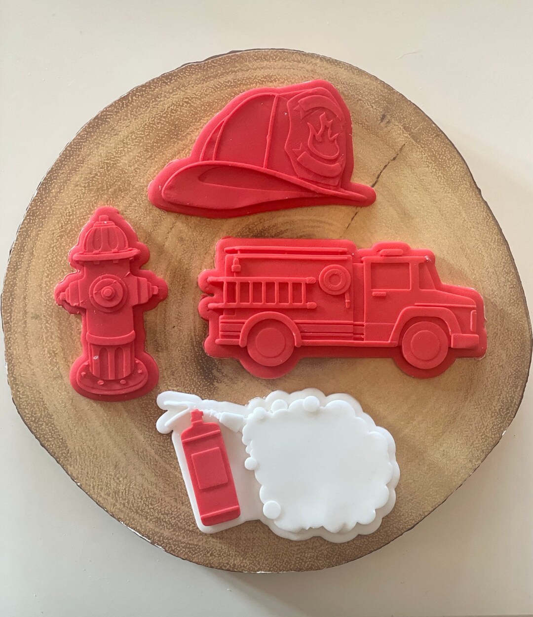 Fire Hydrant Debosser / Embosser and Cutter Set. Fireman Themed for ...