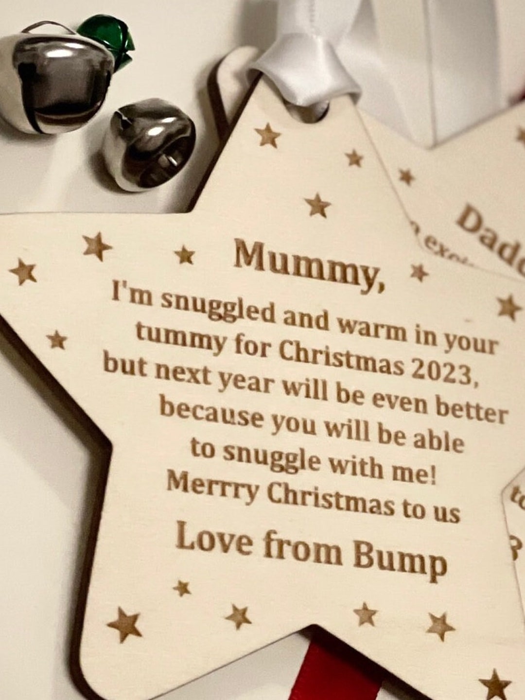 Merry Christmas Mummy to Be Decoration. Christmas 2024. Personalised ...