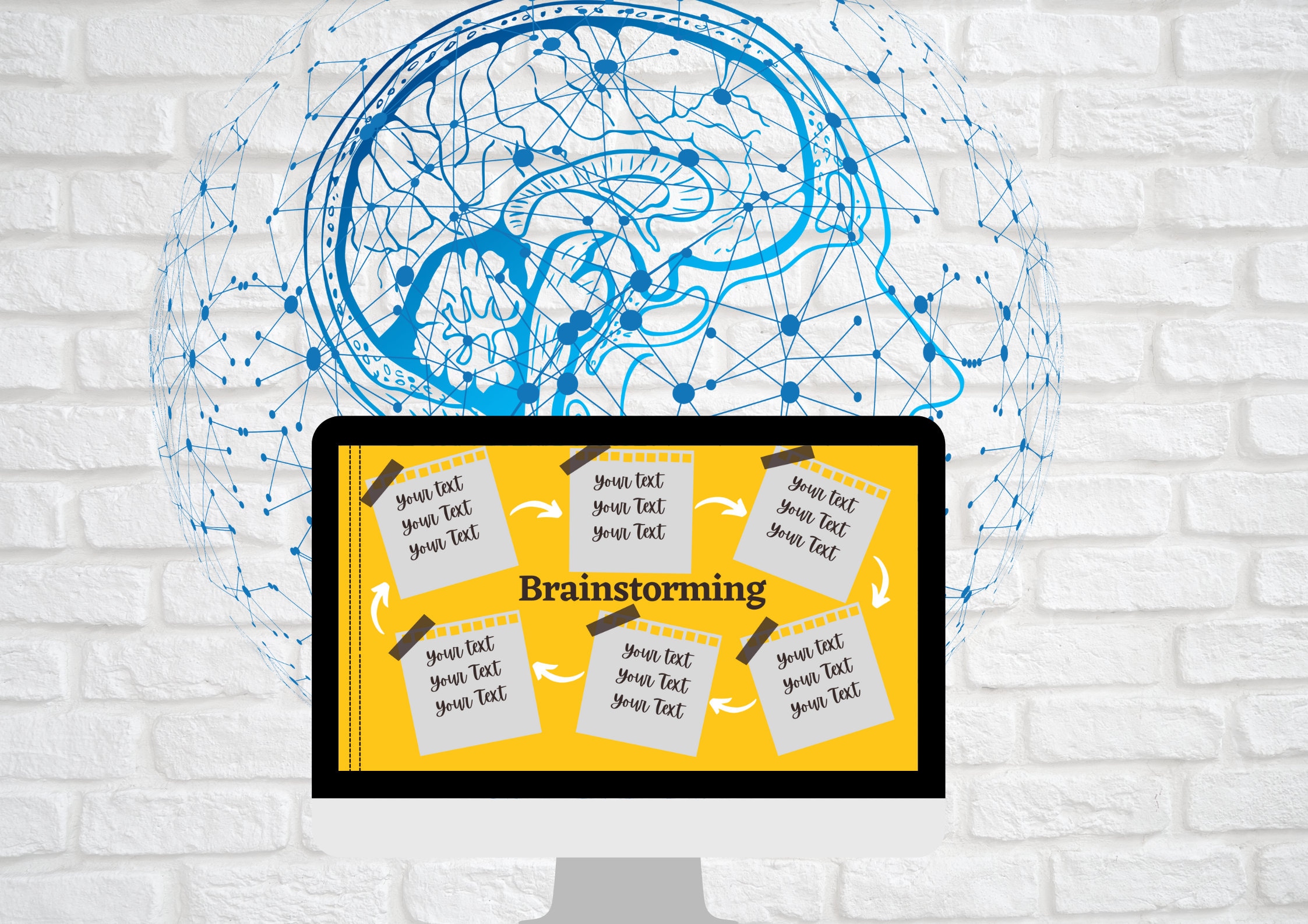 Brainstorm , Creative Planning Template - Etsy