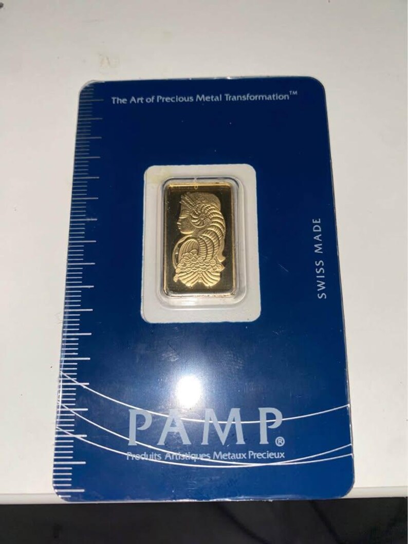 PAMP Gold Bar 5g - Etsy