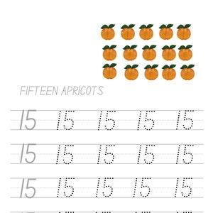 Number Tracing Worksheets / Pre-schoolers & Kindergarten/ Math ...