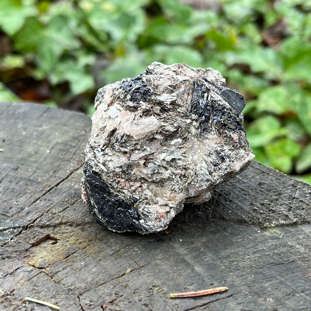 Black Tourmaline & Mica Mined in Brazil | Beautiful, Rough Black ...
