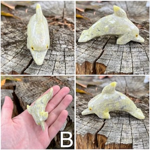 Dolomite Dolphin, Mined & Carved in Brazil | Dolomite Stone Crystal ...